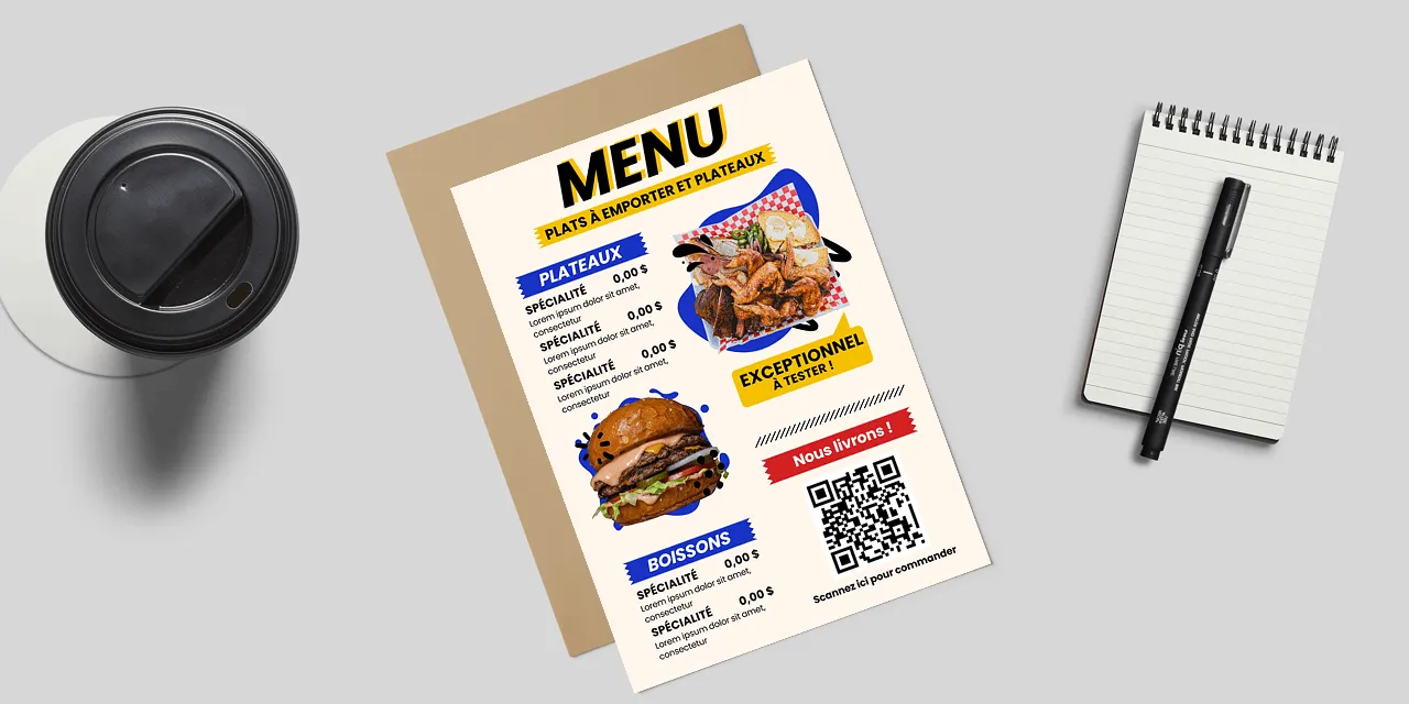 Menus | Créez des menus gratuits en quelques minutes — | Design.com