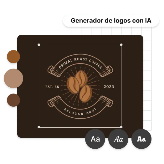 Generador de logos con IA | Design.com