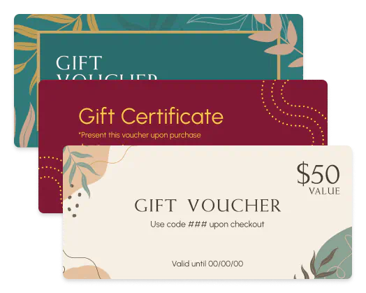 Gift Certificates | Make a Gift Certificate in Minutes | Free To Try ...