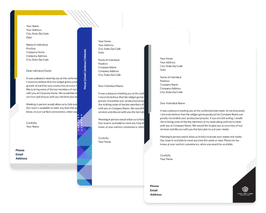 Letterheads | Make a Letterhead in Minutes | Free to Try! | BrandCrowd