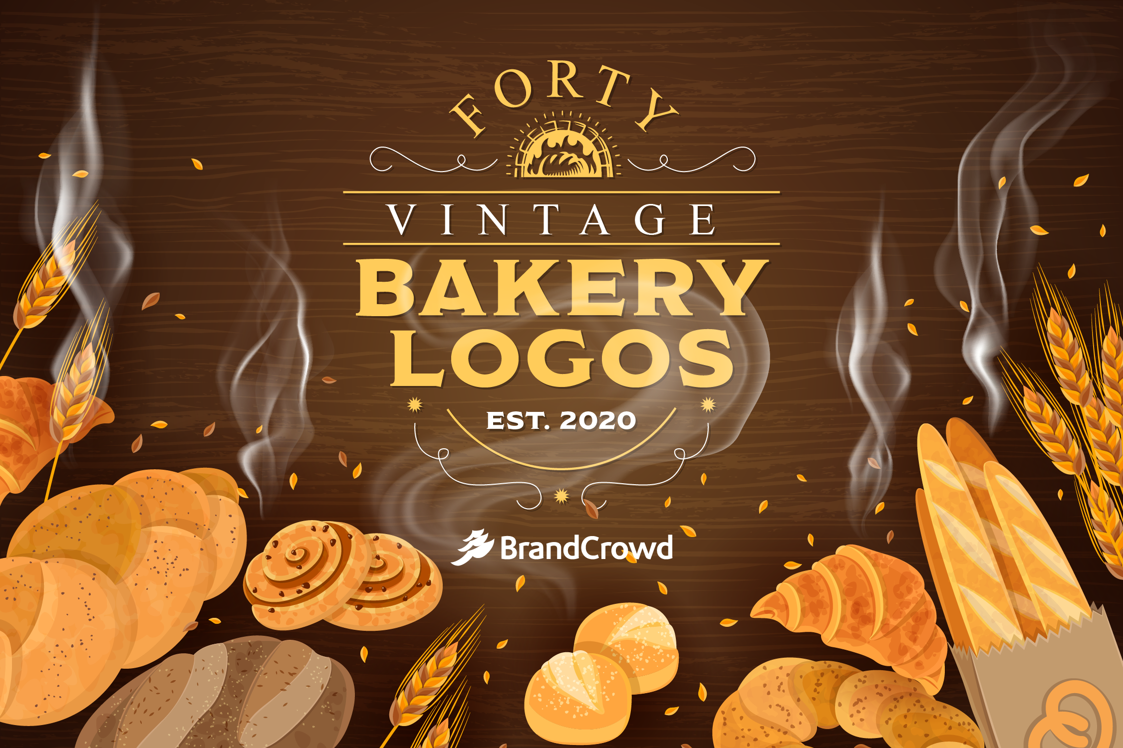 retro baking logo
