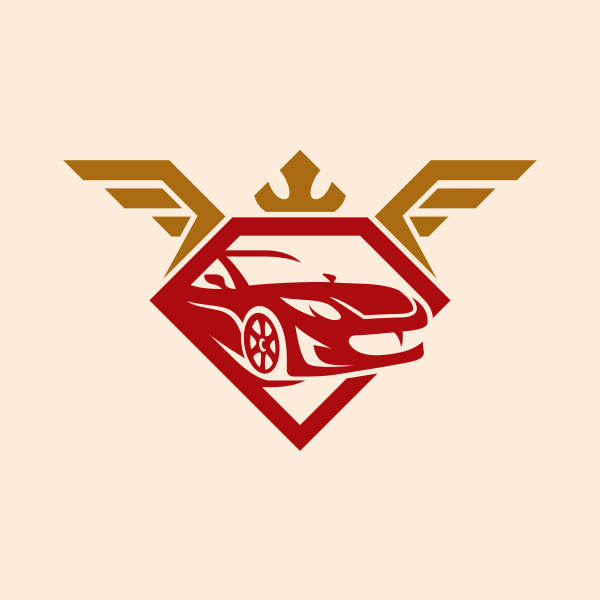 Red Diamond Car Logo