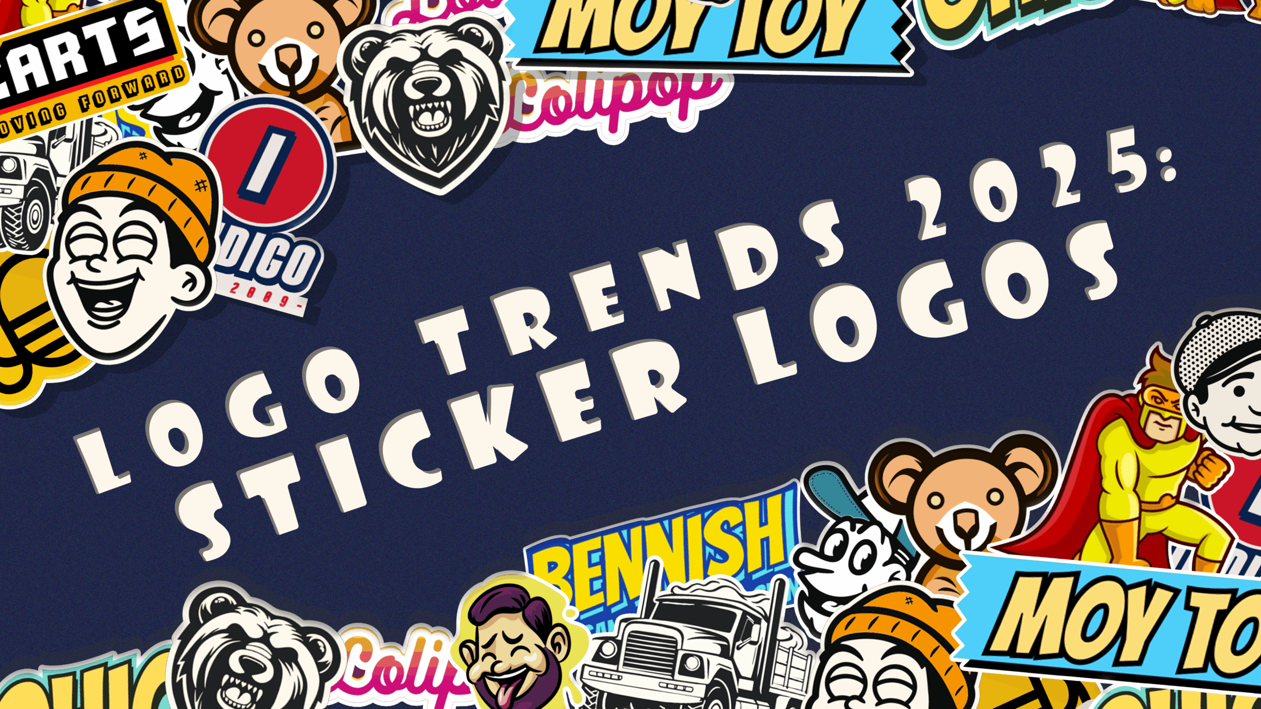 Logo Trends 2025: Sticker Logos - BrandCrowd Blog | BrandCrowd