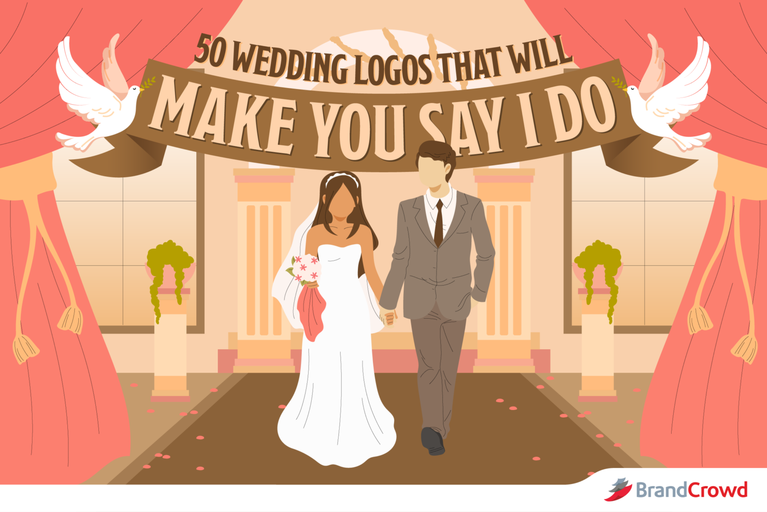 50 Wedding Logos That Will Make You Say I Do | BrandCrowd blog