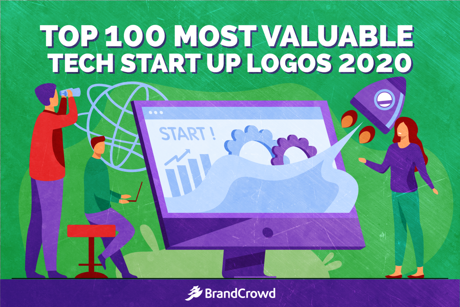 Top 100 Exciting Tech Startup Logos in 2020 | BrandCrowd blog