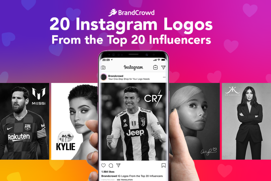 Instagram Logos From the Top 20 Influencers | BrandCrowd blog