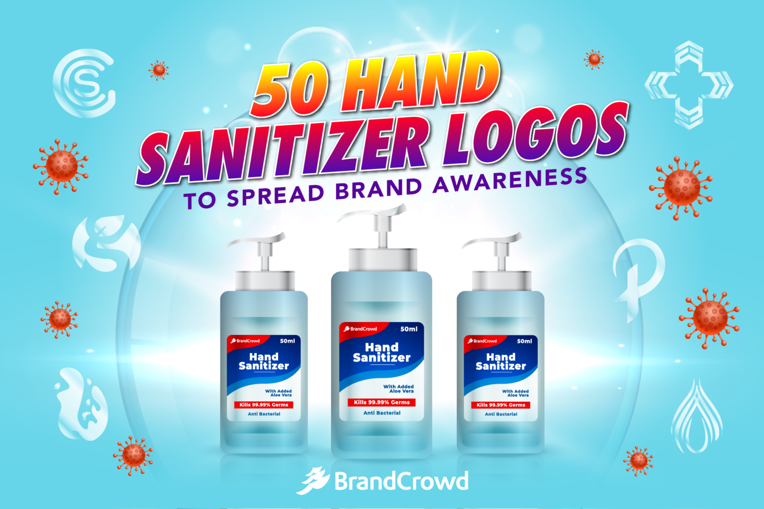 50 Hand Sanitizer Logos to Spread Brand Awareness | BrandCrowd blog