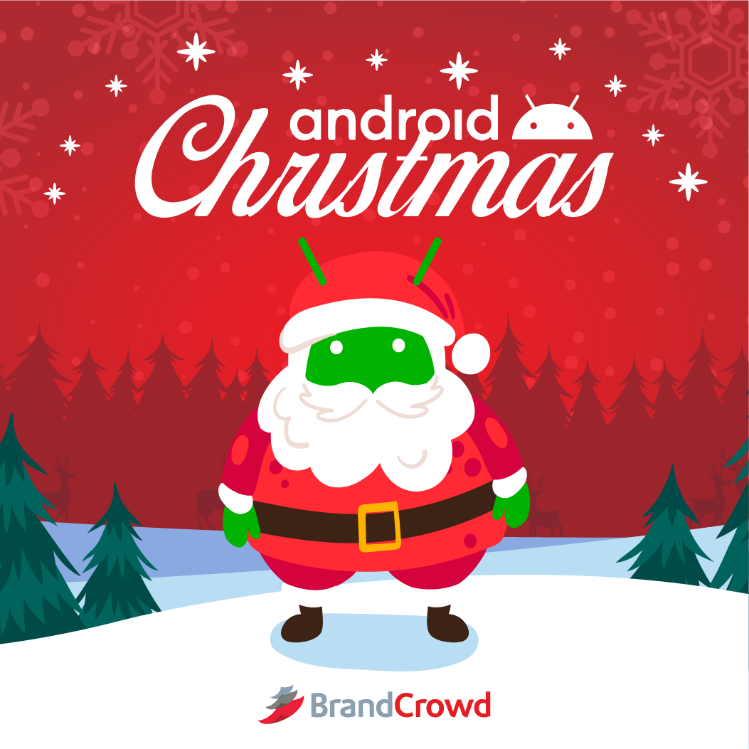 Android Christmas | BrandCrowd blog