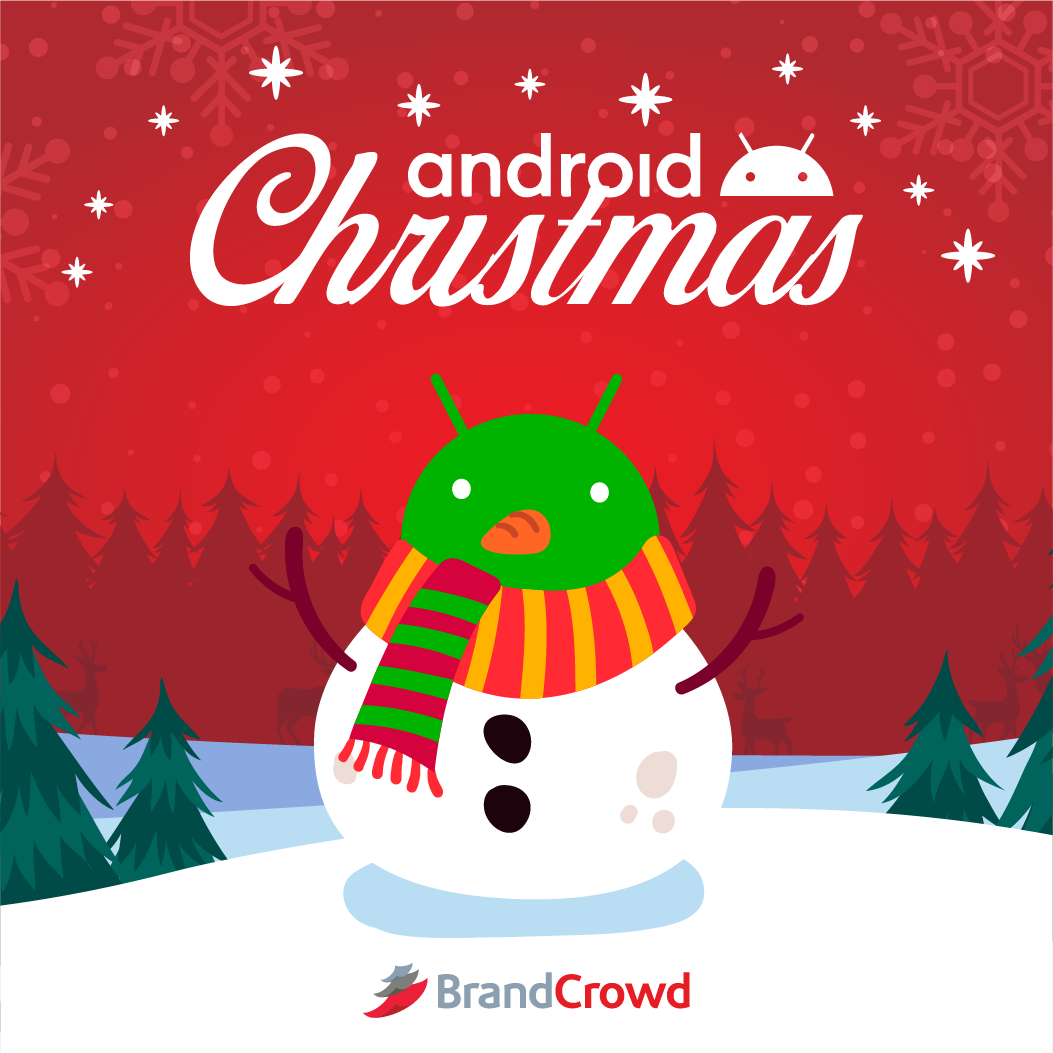 Android Christmas | BrandCrowd blog