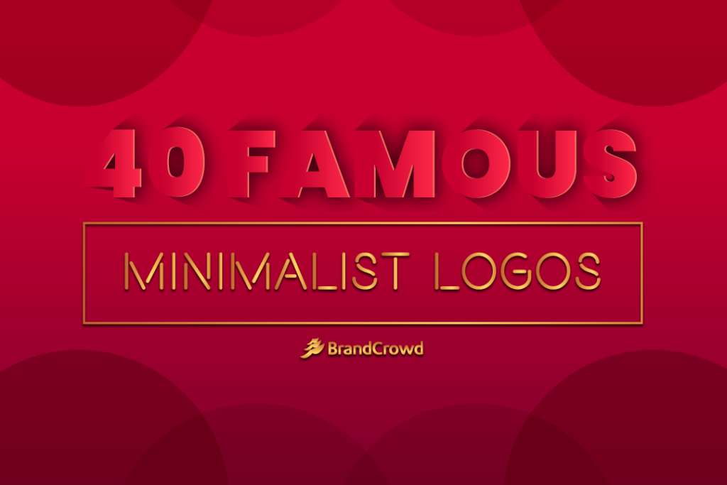 40 Famous Minimalist Logos | BrandCrowd blog