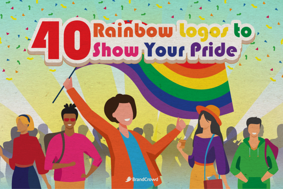 40 Rainbow Logos to Show Your Pride | BrandCrowd blog