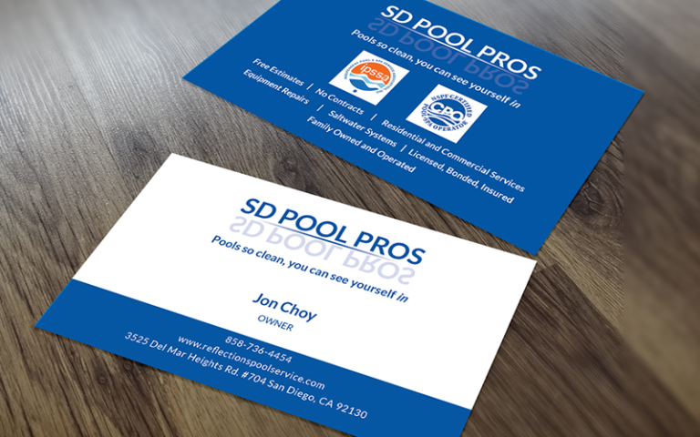 23 Swimming Pool Business Card Ideas for Clubs and Companies ...