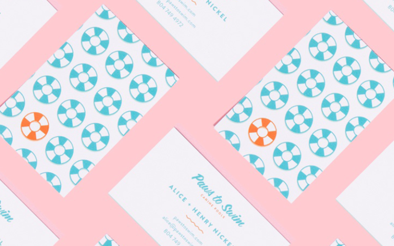 23 Swimming Pool Business Card Ideas for Clubs and Companies ...