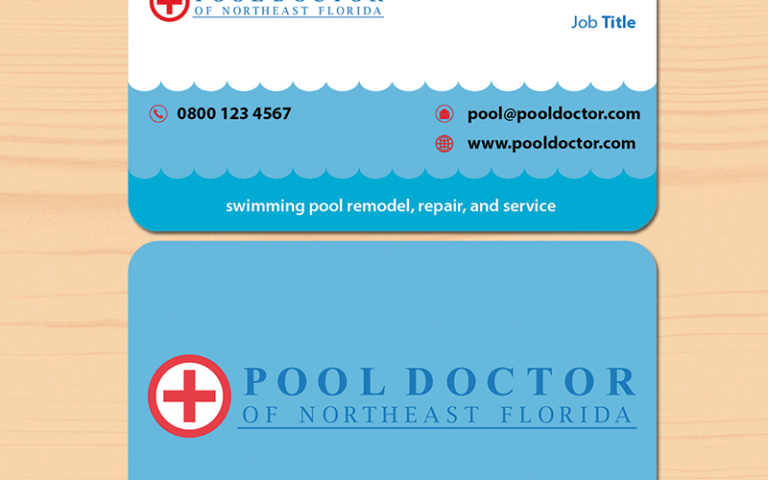 23 Swimming Pool Business Card Ideas for Clubs and Companies ...