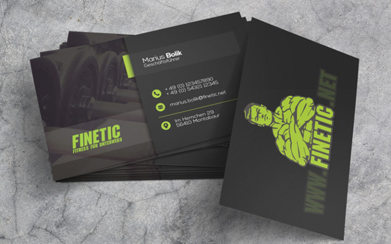 40 Fitness Business Cards for Gyms and Trainers | BrandCrowd blog