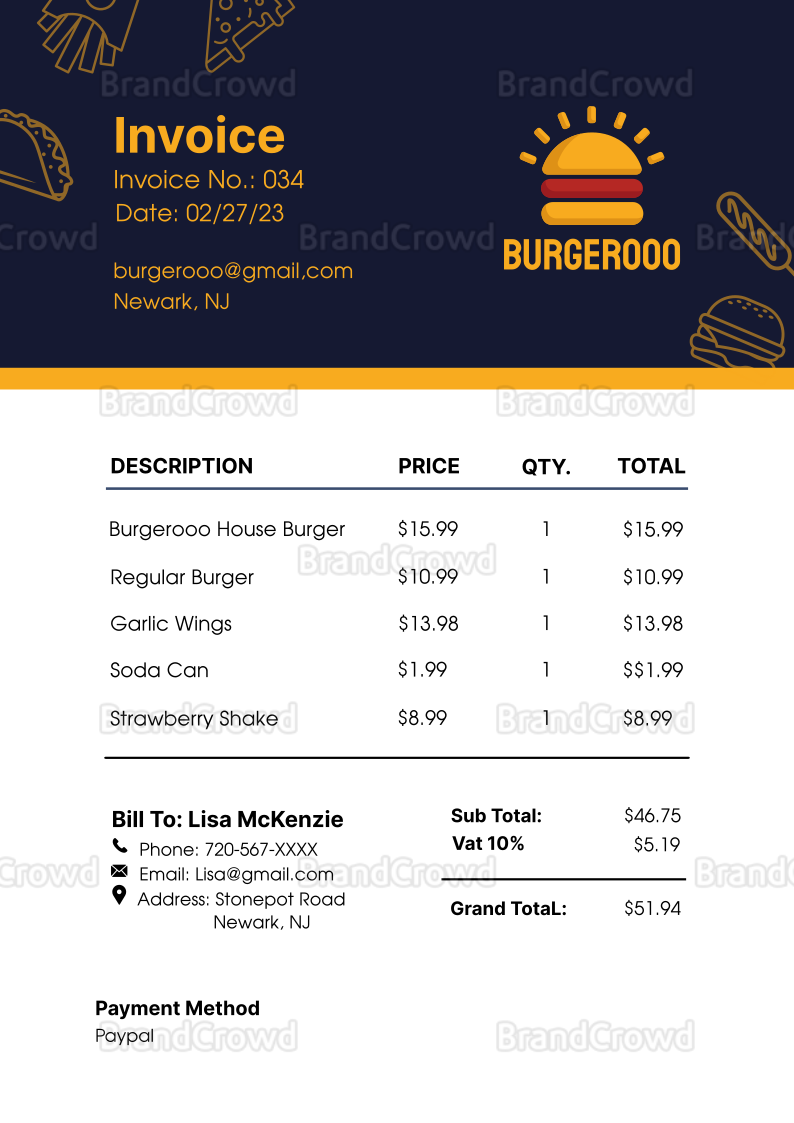 A Guide to Creating Professional Invoices | BrandCrowd blog