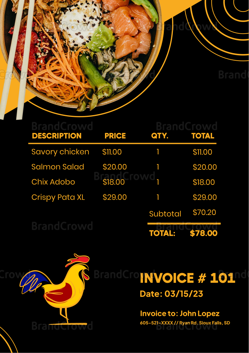 A Guide to Creating Professional Invoices | BrandCrowd blog