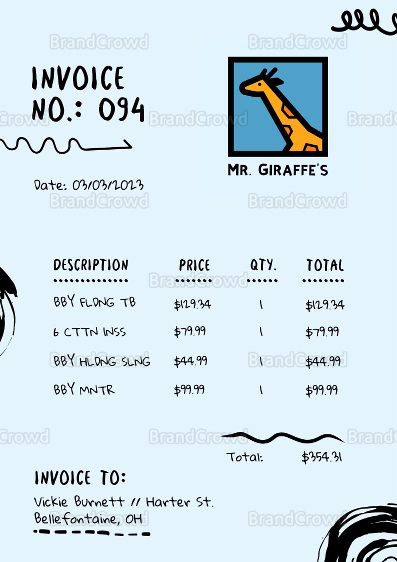 A Guide to Creating Professional Invoices | BrandCrowd blog