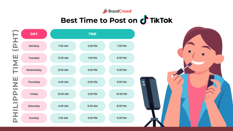 Best Times to Post on TikTok For More Views | BrandCrowd blog
