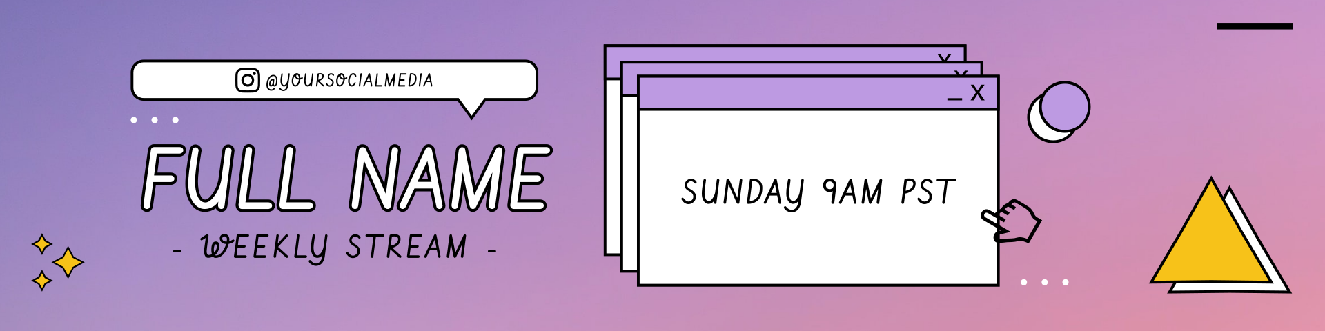 22 Inventive Twitch Banner Ideas | BrandCrowd blog