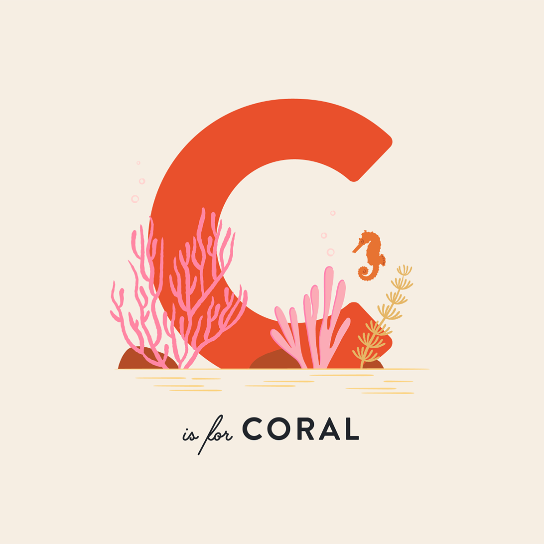 Dive into Design: 69 Top Coral Logos for Aquatic Businesses ...