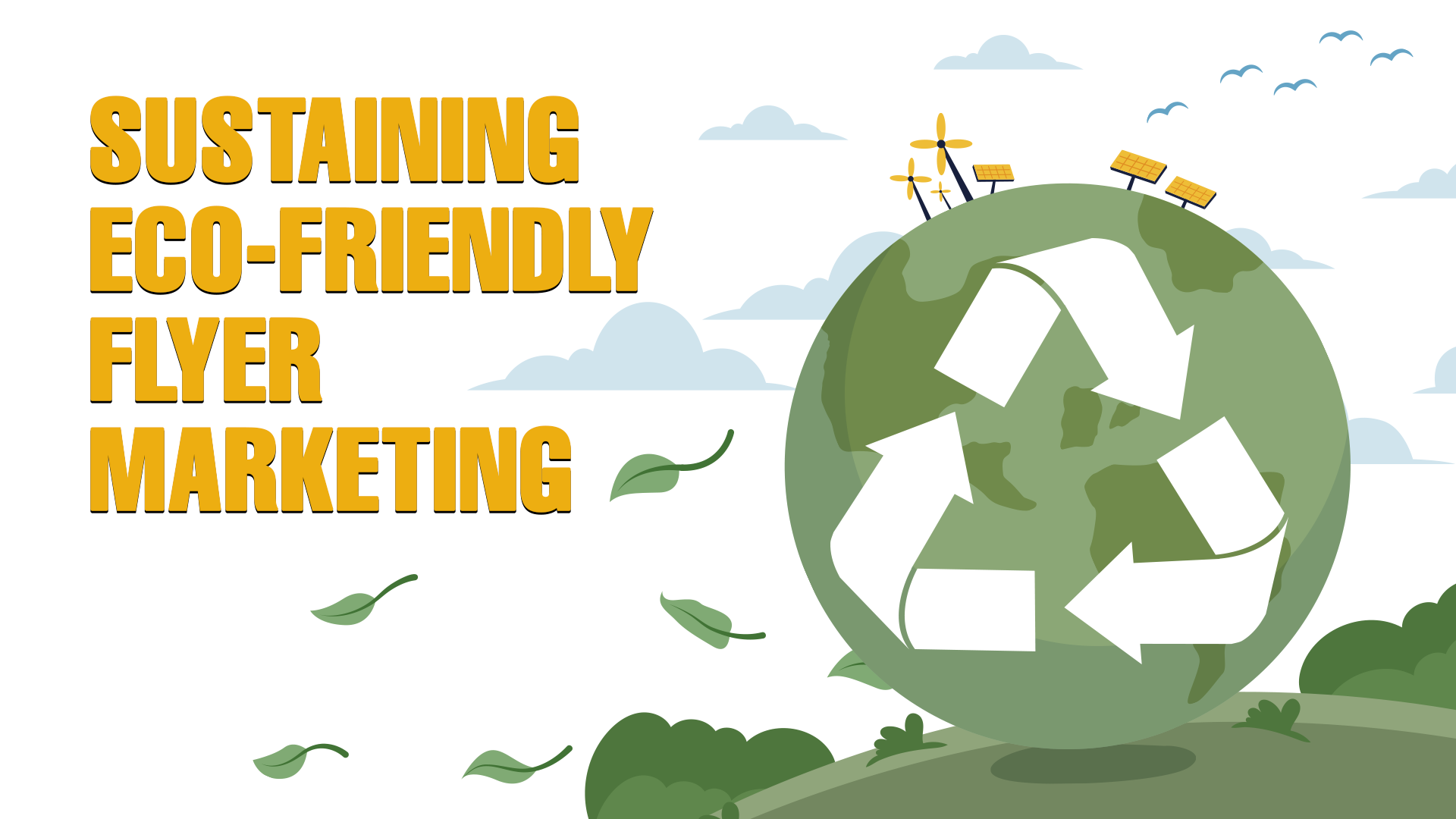 Eco-Friendly Flyer Design & Distribution Strategies | BrandCrowd blog