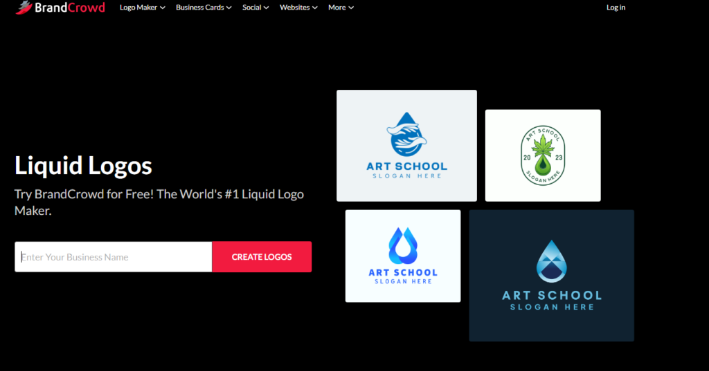 Logo Trends 2025: Liquid Logos | BrandCrowd blog